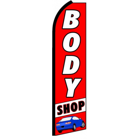 body shop feather flag kit