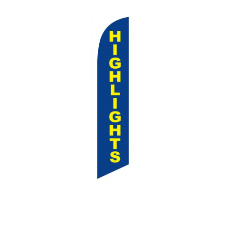 Highlights Feather Flag